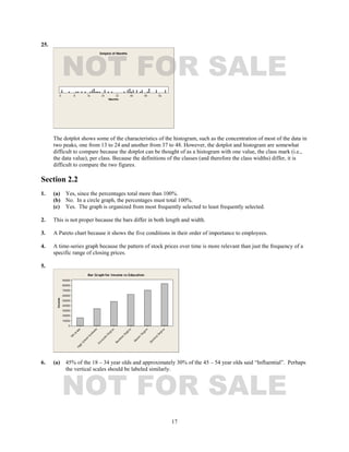 Understanding Basic Statistics 8th Edition Brase Solutions Manual | PDF