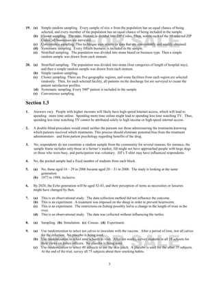 Understanding Basic Statistics 8th Edition Brase Solutions Manual | PDF