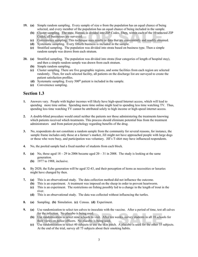 Understanding Basic Statistics 8th Edition Brase Solutions Manual | PDF ...