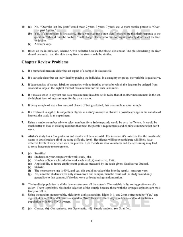 Understanding Basic Statistics 8th Edition Brase Solutions Manual | PDF ...