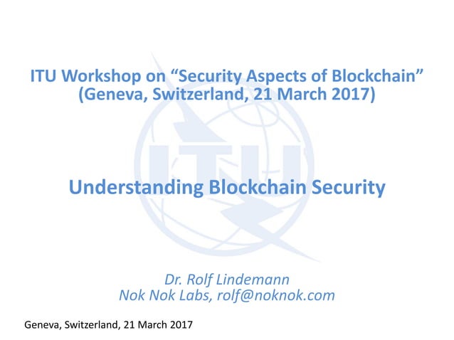 Understanding Blockchain Security | PDF