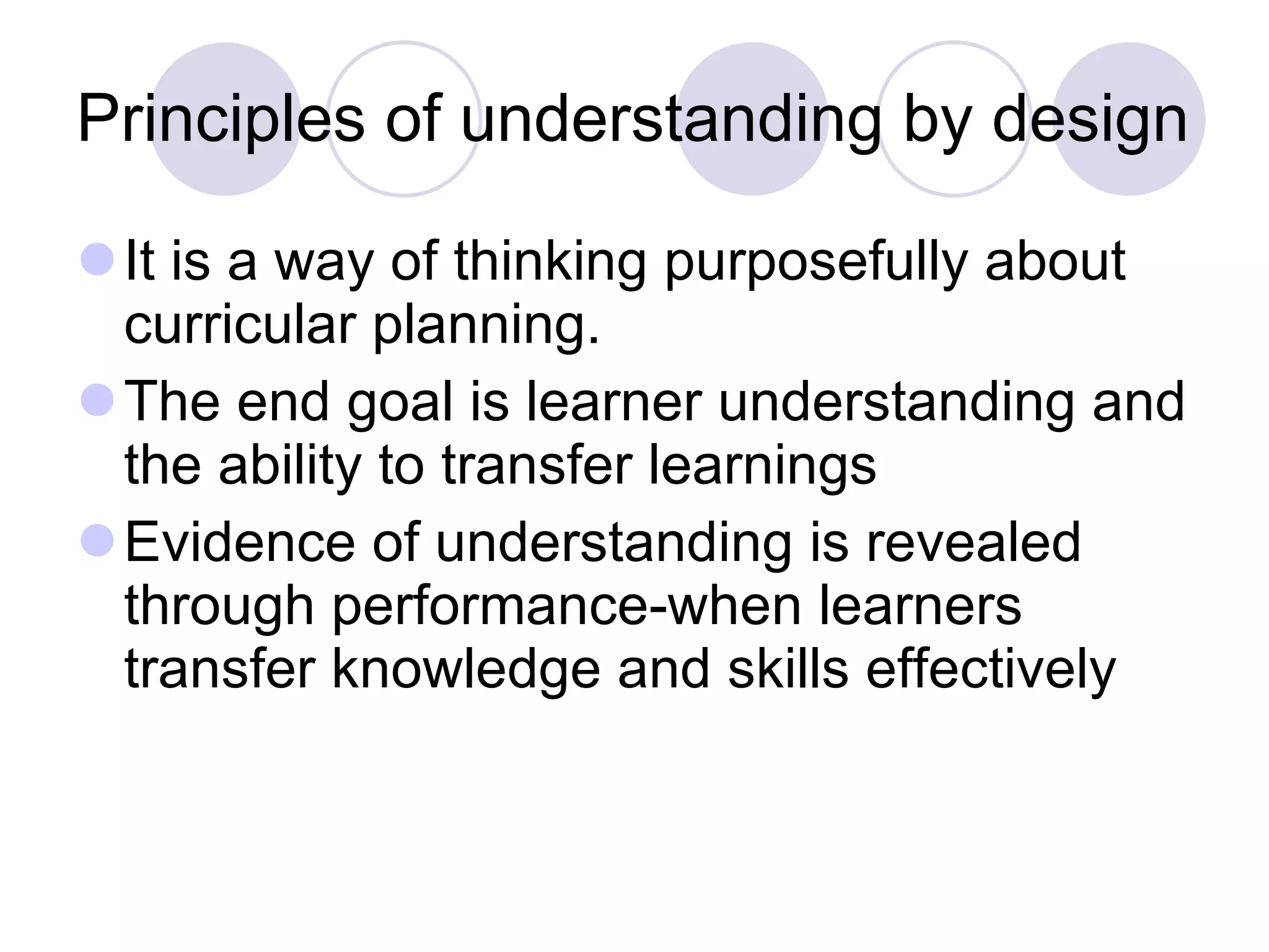 Understanding by-design | PPT