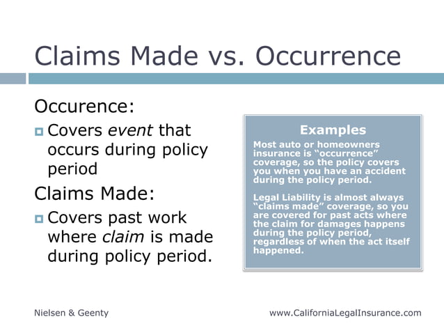 Understanding Claims Made Legal Malpractice Insurance | PPT