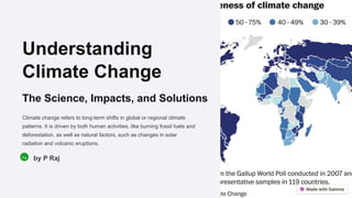 Understanding-Climate-Changes , global warming | PPTX