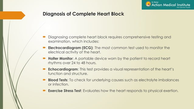 Understanding Complete Heart Block: Causes, Symptoms, and Treatment | PPTX