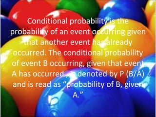 Understanding Conditional Probability | PPT