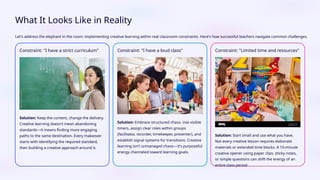 Understanding-Creative-Learning for primary school | PPTX