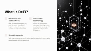 Understanding Decentralized Finance A Beginners Guide to DeFi | PPT