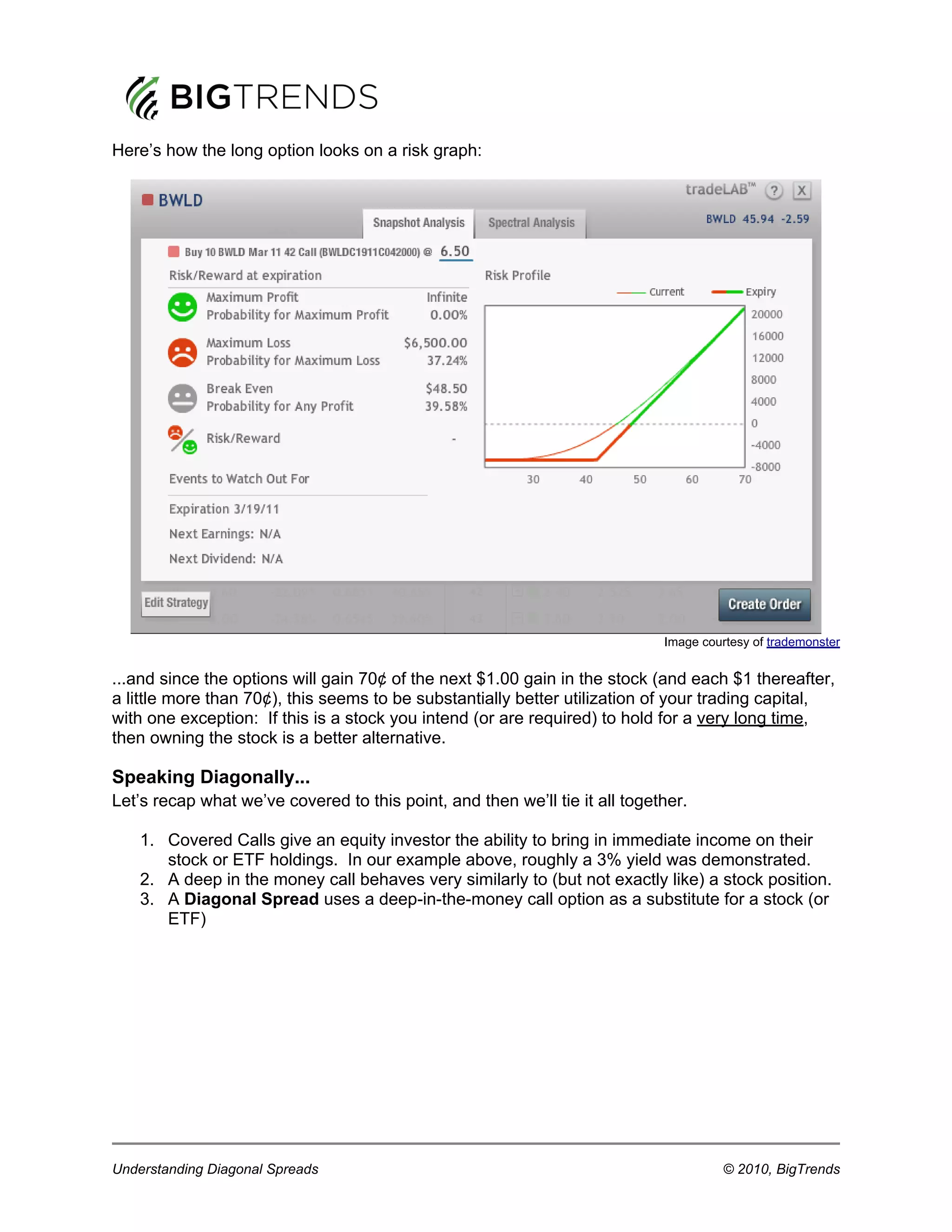 Understanding Diagonal Spreads | PDF