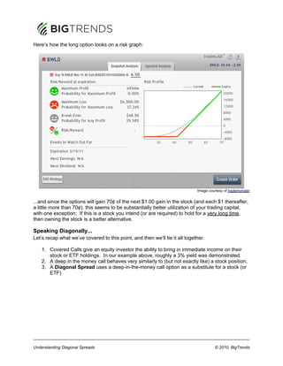 Understanding Diagonal Spreads | PDF