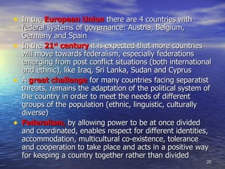 Understanding Federalism Comments And Reflections | PPT