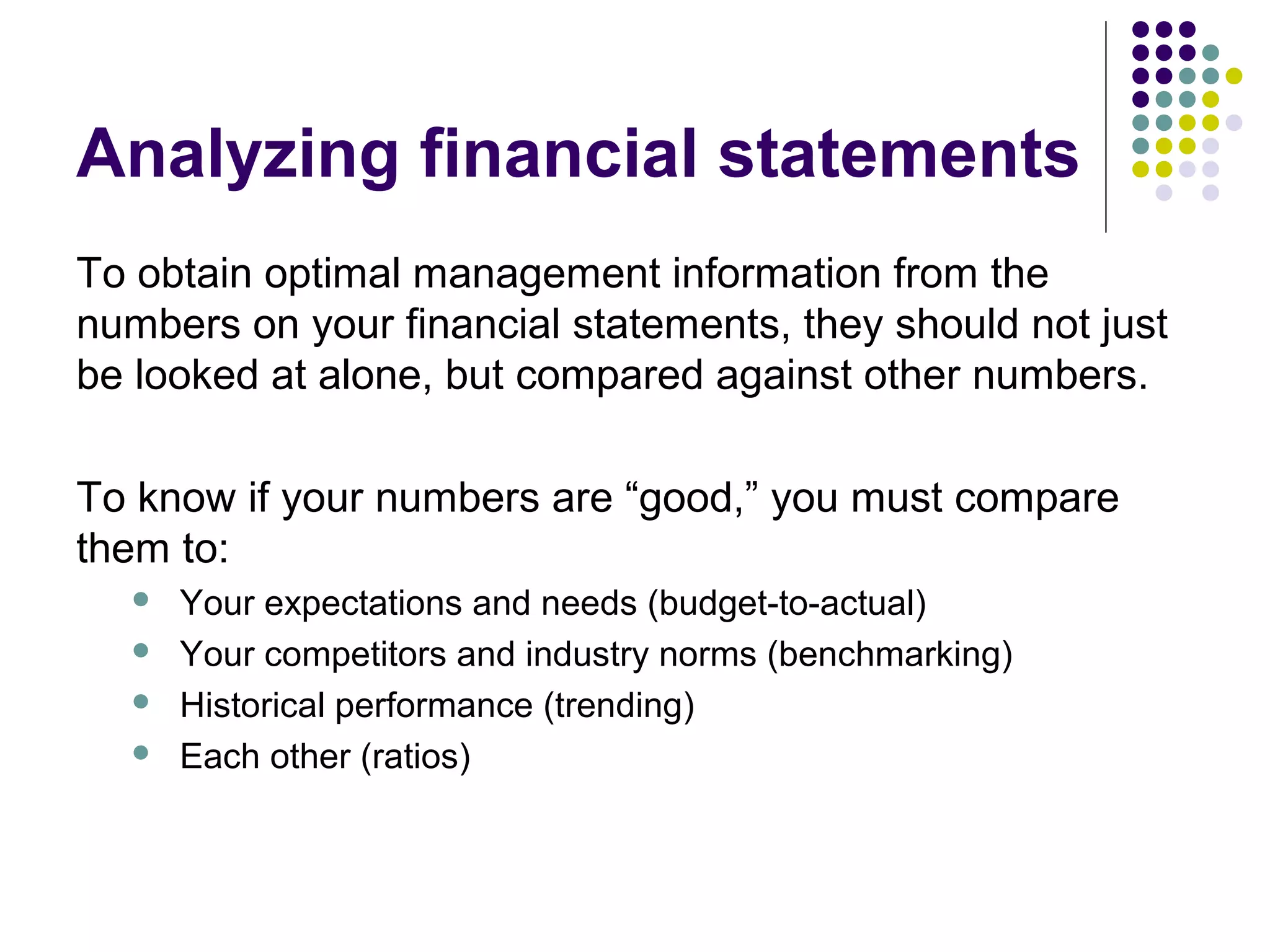 Understanding financial-statements-revised-2012-10-7-12 | PPT