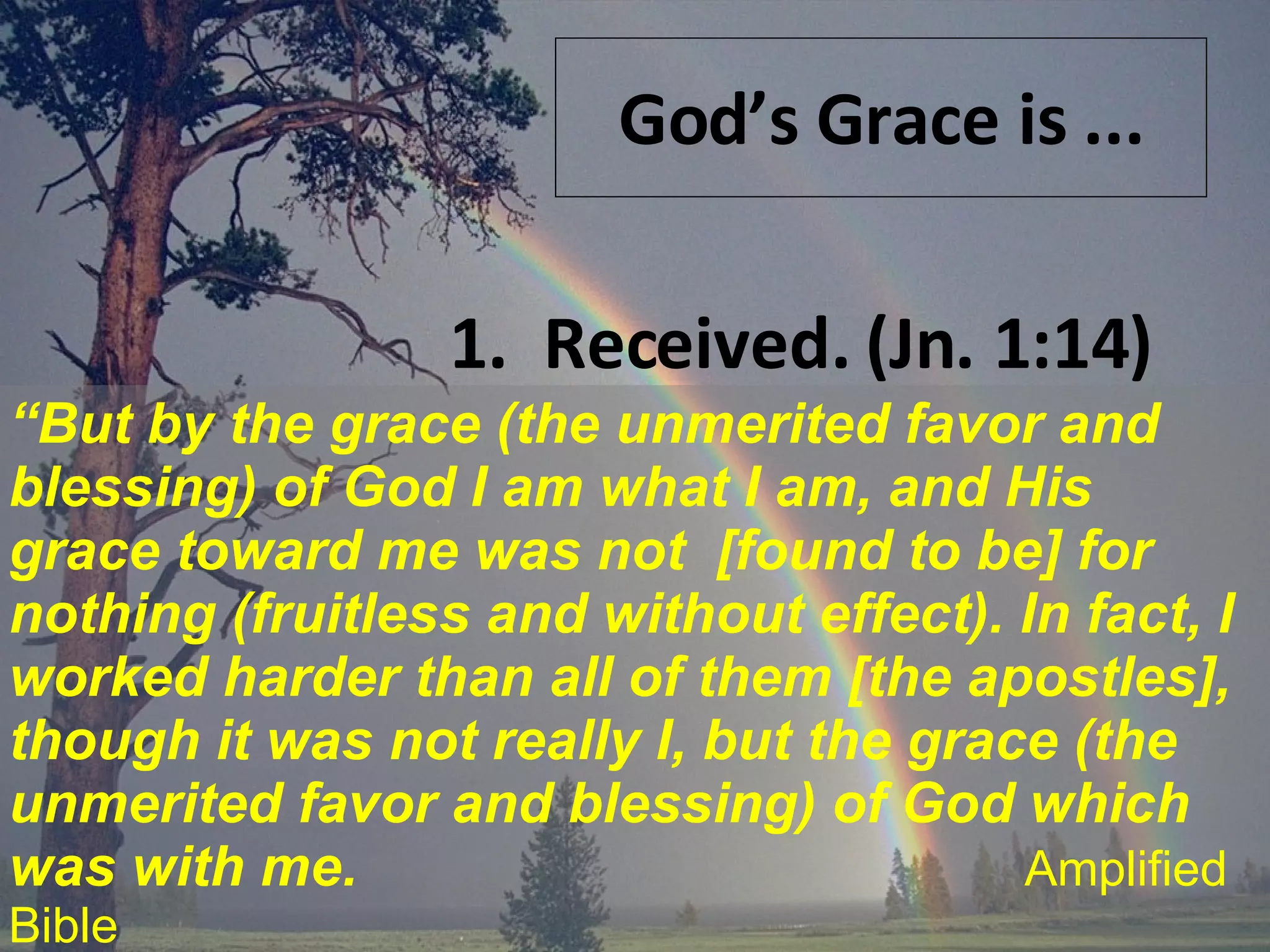 Understanding Gods Grace | PPT