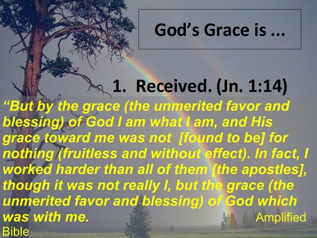 Understanding Gods Grace | PPT