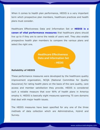 Understanding HEDIS Better | PDF | Healthcare Industry | Industries