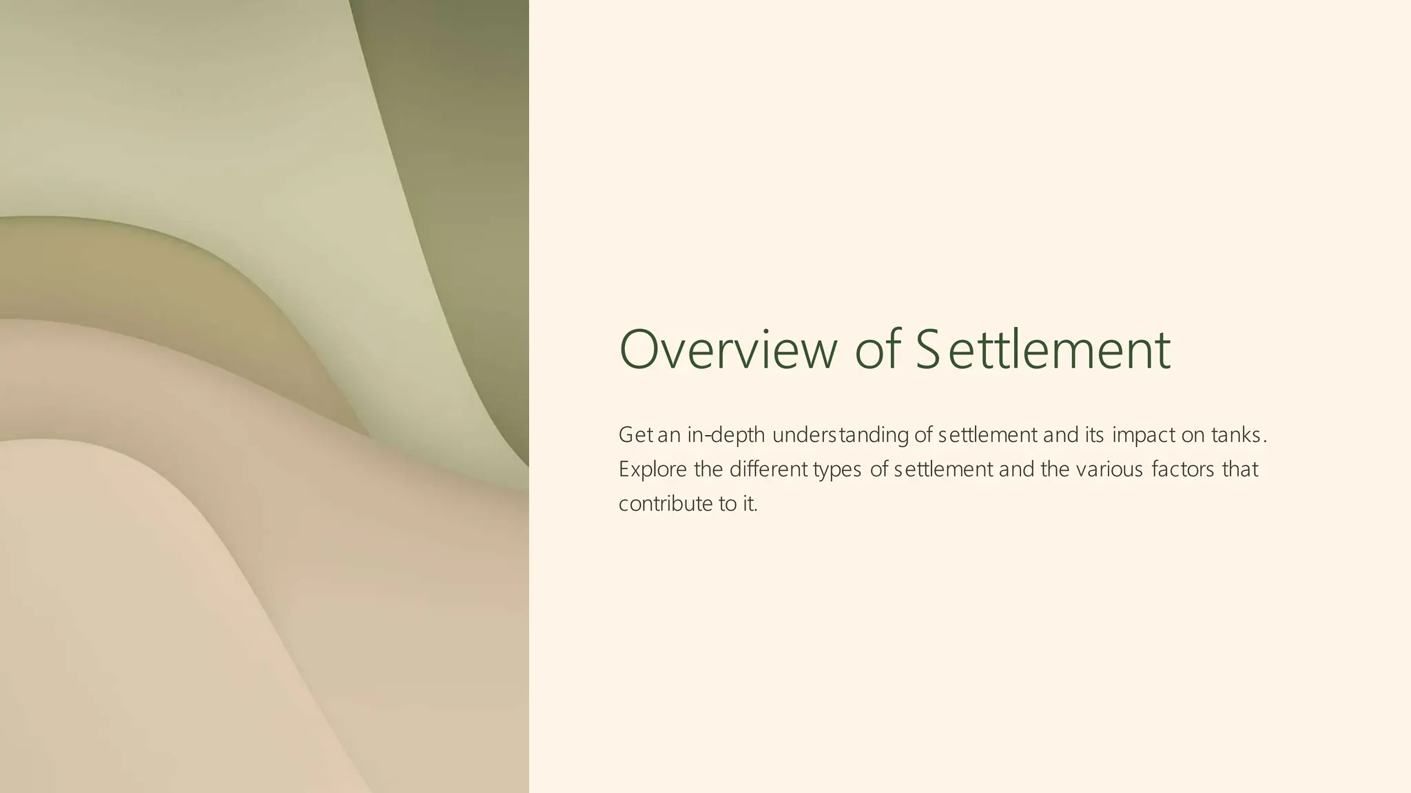 Understanding How Settlement Affects Tank Structural Integrity | PDF