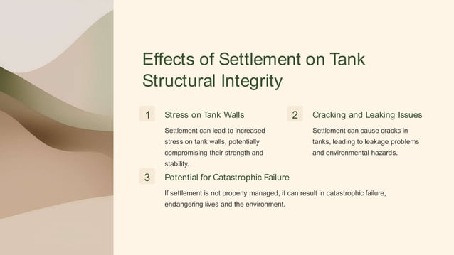 Understanding How Settlement Affects Tank Structural Integrity | PDF ...