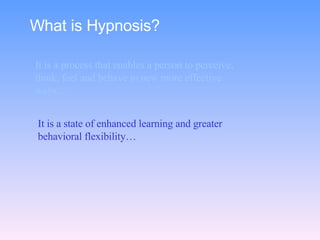 Understanding Hypnosis | PPT
