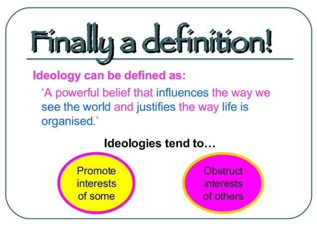 Understanding Ideas & Beliefs | PPT