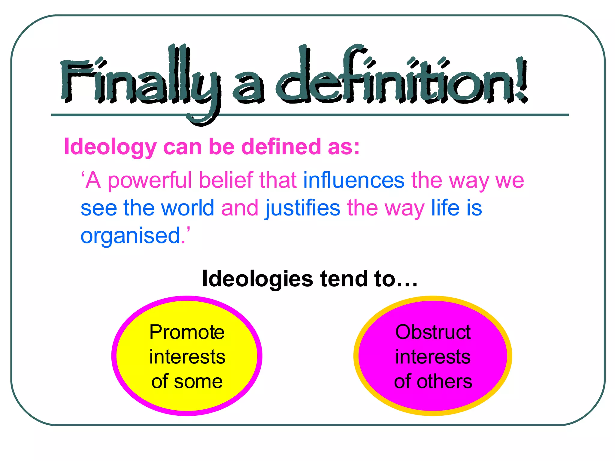 Understanding Ideas & Beliefs | PPT