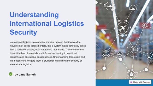 Understanding-International-Logistics-Security.pptx | Logistics and ...