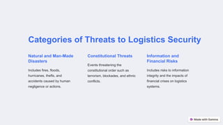 Understanding-International-Logistics-Security.pptx | Logistics and ...