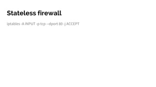 Understanding iptables | PPTX