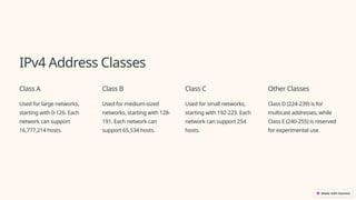Understanding-IPv4-Addressing.presenation | PPTX