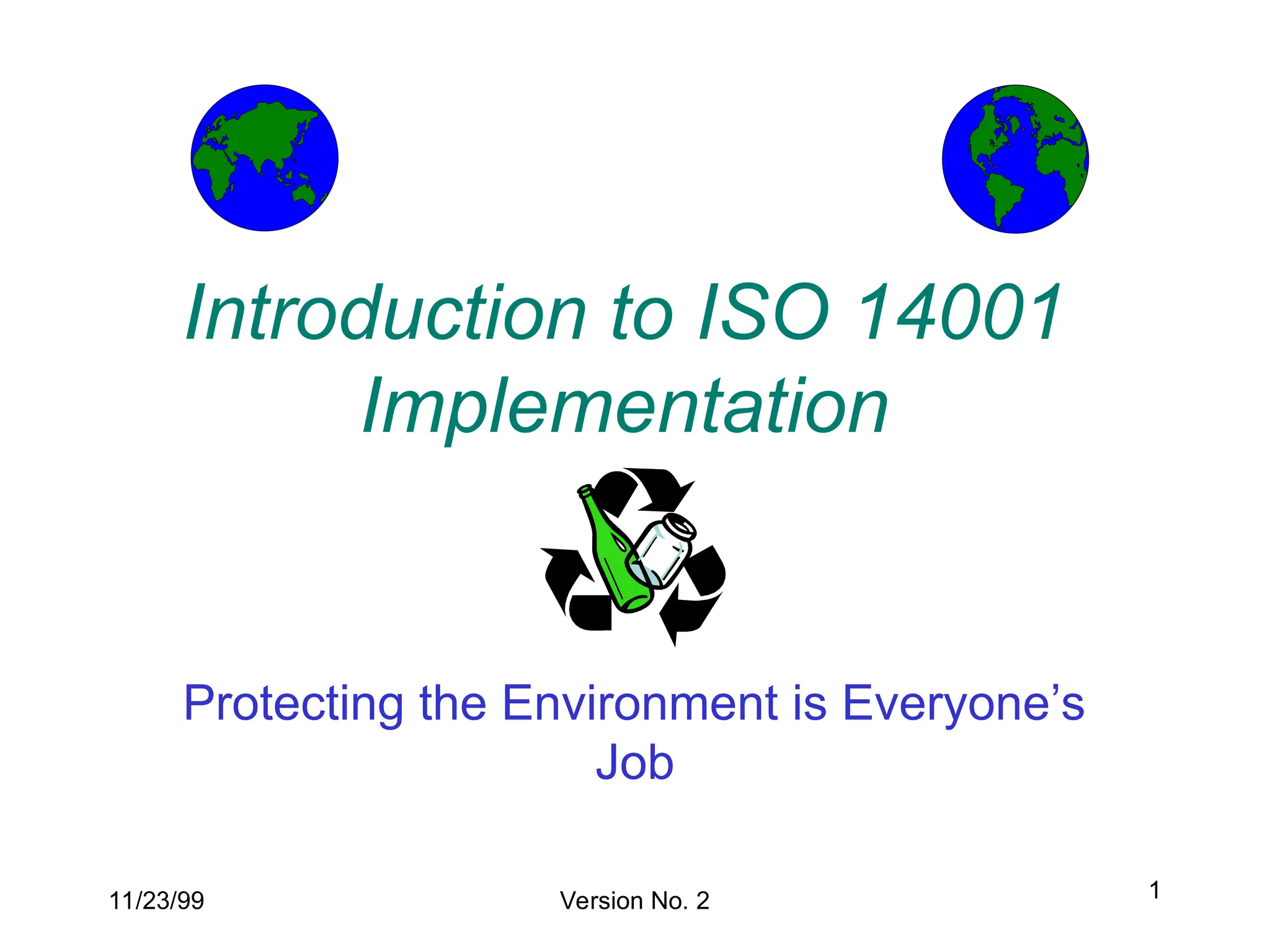 Understanding the ISO 14001 Management system | PPT