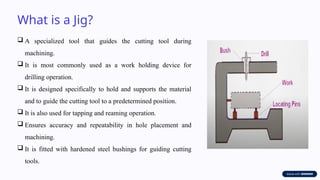 Understanding-Jigs-and-Fixtures and their types | PPTX