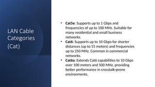 "LAN Cabling: Installation & Maintenance Basics" | PPT