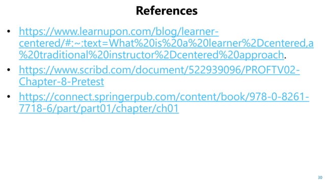 Understanding Learner Centered Approaches In Trainers Methodology 1 Ppt 1 Pptx