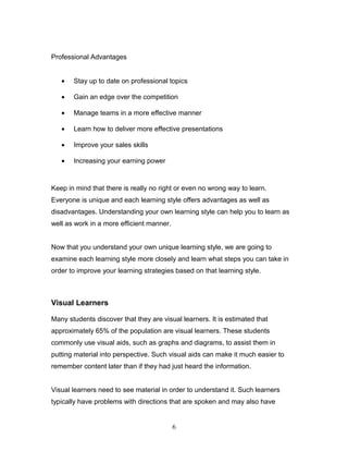 Understanding learning-styles | PDF