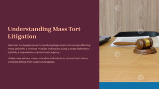 Kathleen Campbell Davis - A Brief Overview of Mass Tort | PDF