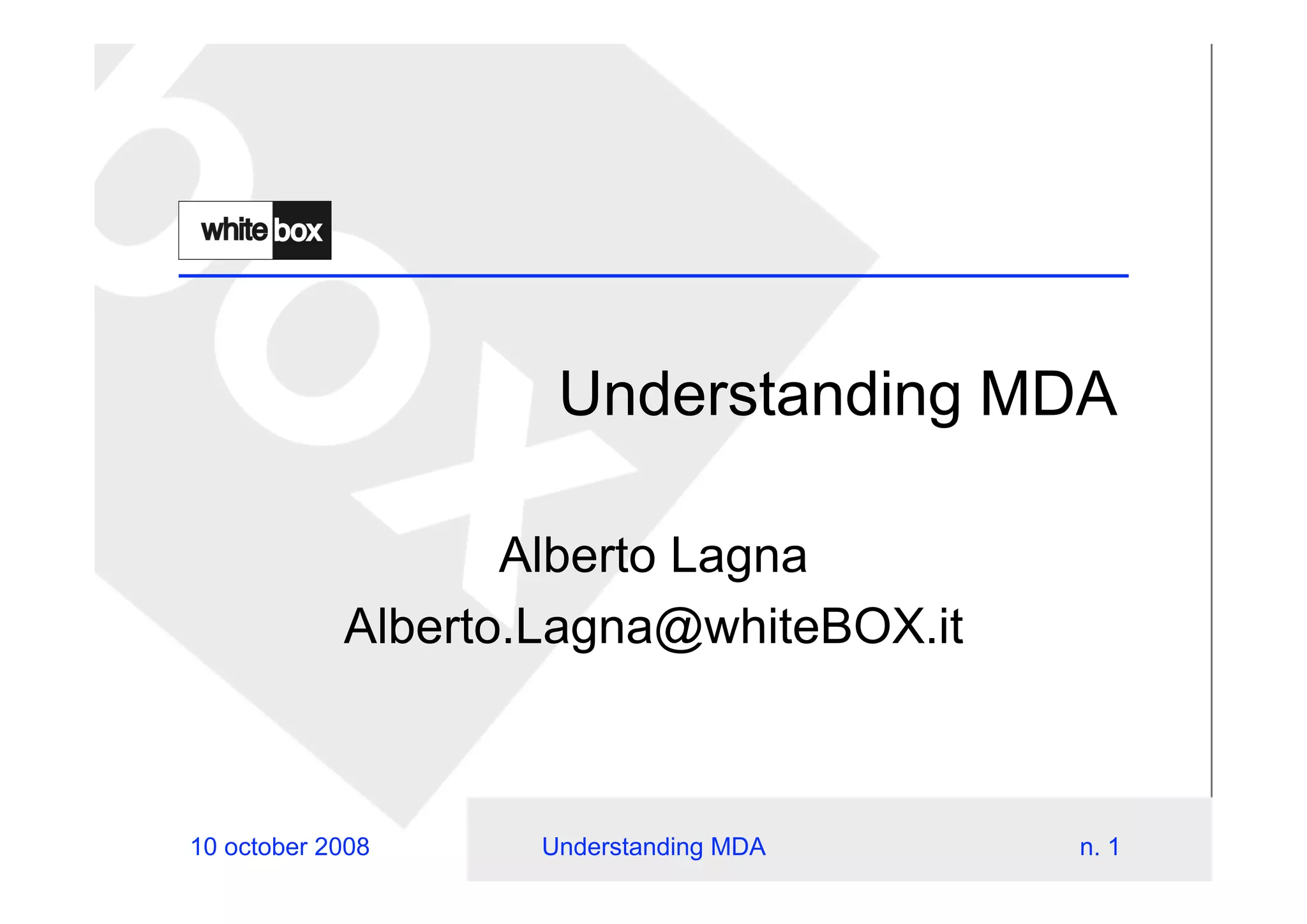 Understanding Mda | PPT