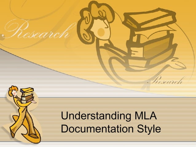 Understanding MLA Documentation Style3 | PPT