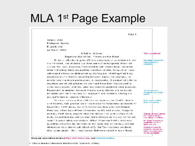 Understanding MLA Documentation Style3 | PPT