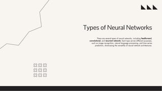 Understanding Neural Networks: Foundations and Applications | PPT
