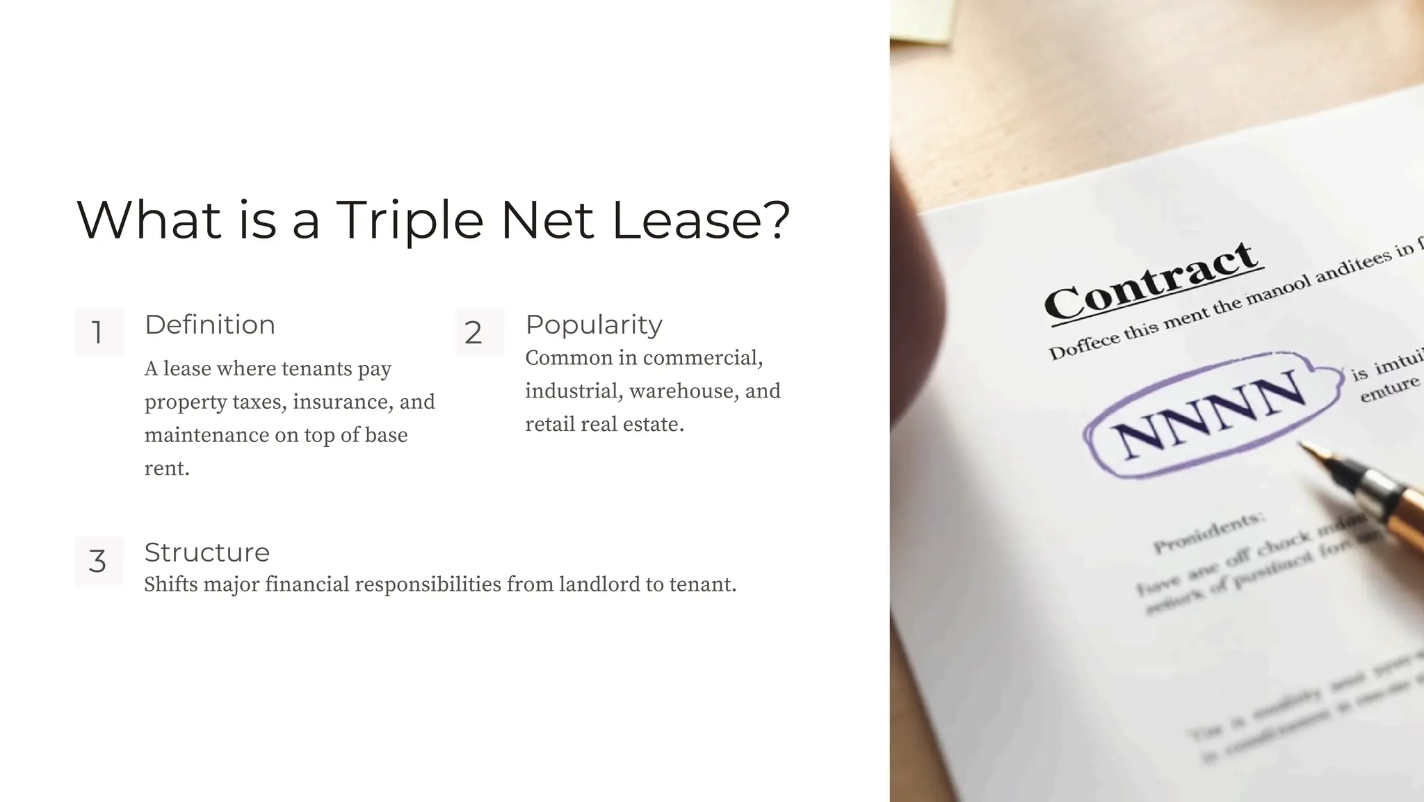 Understanding NNN in Real Estate - Leni Co | PDF
