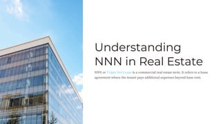 Understanding NNN in Real Estate - Leni Co | PDF