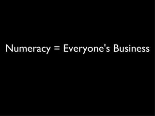 Understanding Numeracy | PPT