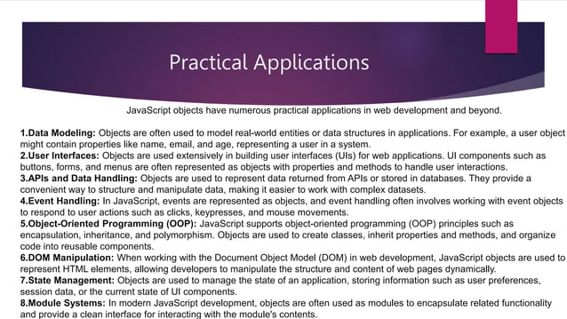 Understanding Objects In Javascriptpptx 