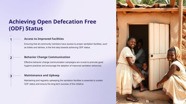 Understanding Open Defecation And Open Defecation Free Pptx