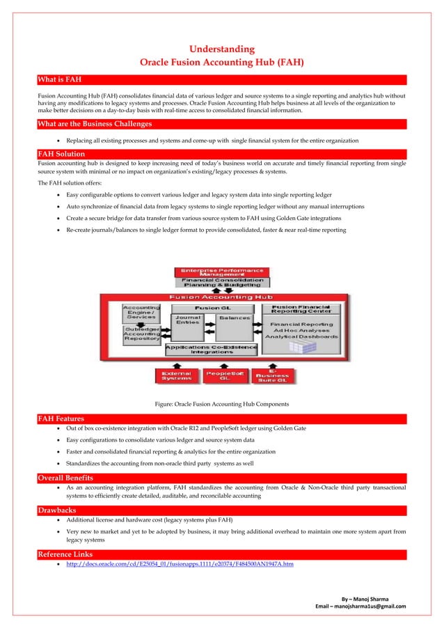 Understanding Oracle Fusion Accounting Hub Pdf
