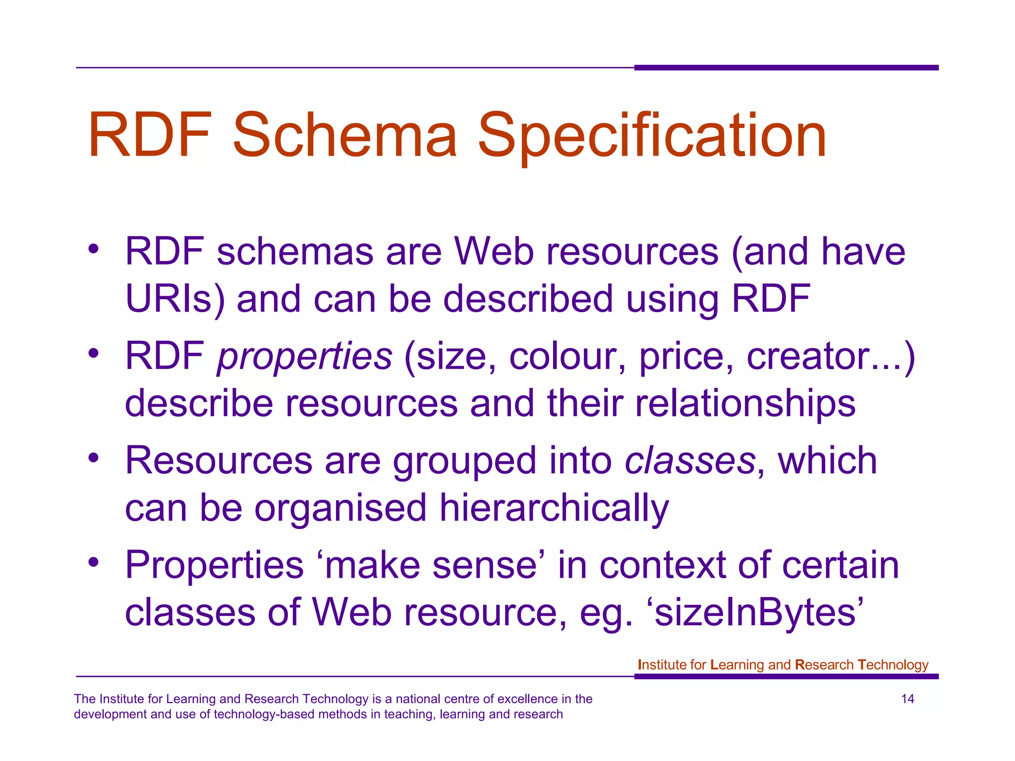 Understanding Rdf The Resource Description Framework In Context 1999 Ppt Databases