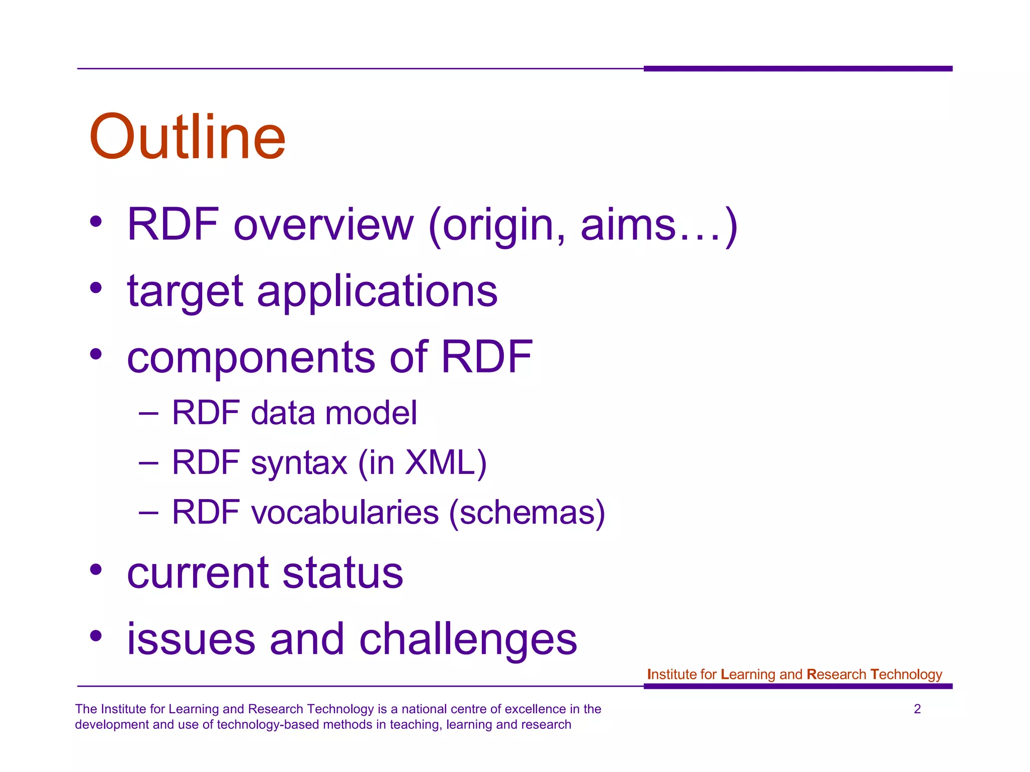 Understanding Rdf The Resource Description Framework In Context 1999