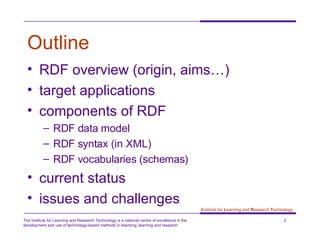 Understanding RDF: the Resource Description Framework in Context (1999) | PPT | Databases ...