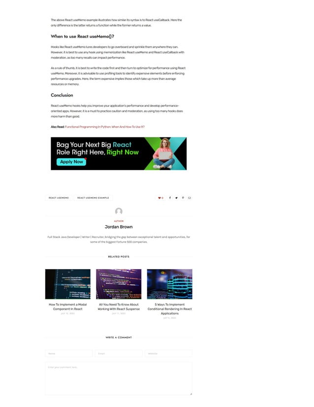 Understanding React useMemo Hook With Example | PDF Understanding React useMemo Hook With Example | PDF