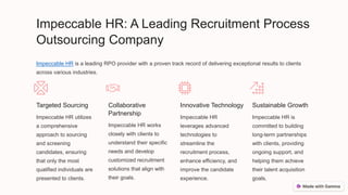 Understanding Recruitment Process Outsourcing Services and Their Functionality | PPT