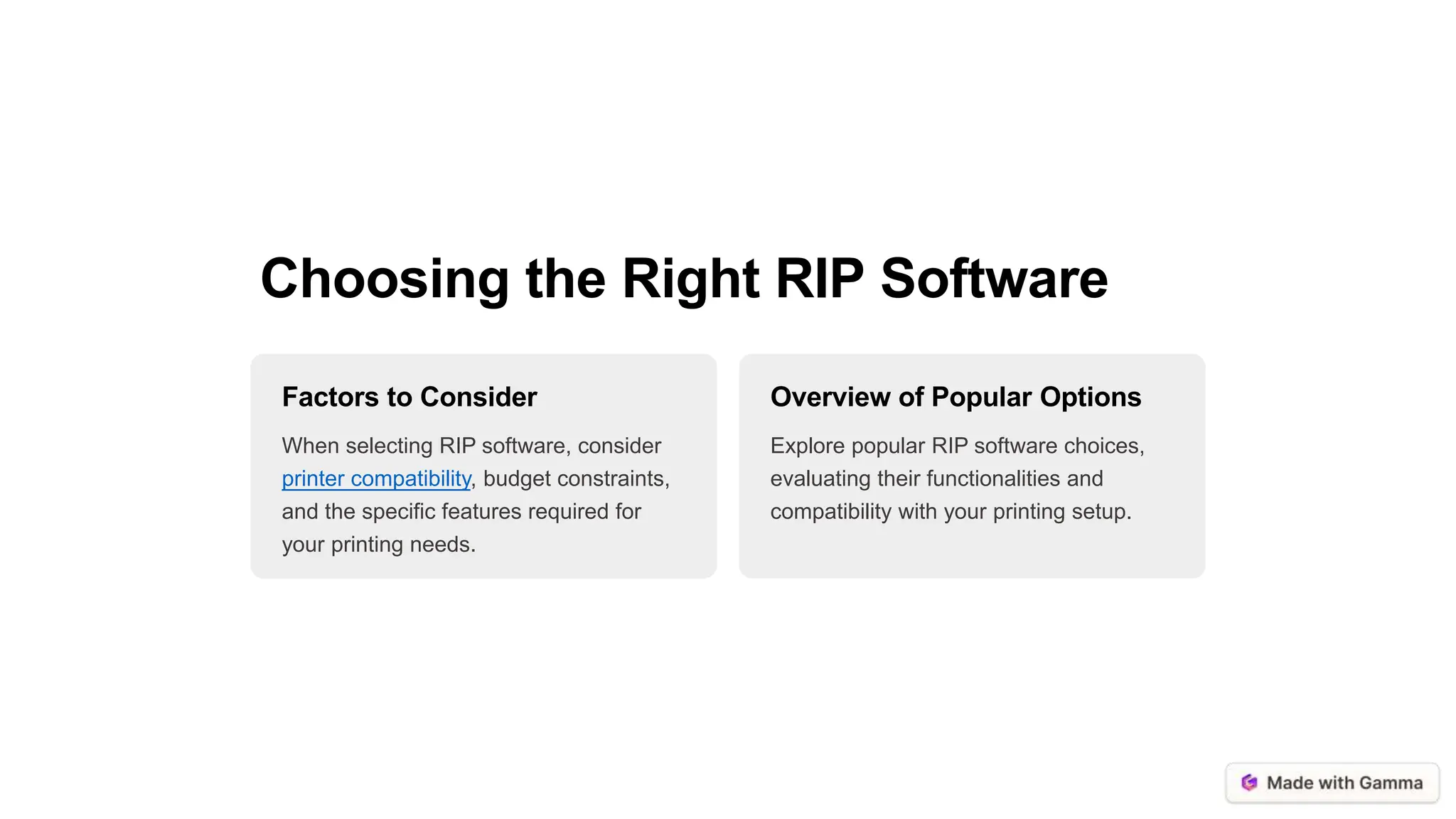 Understanding RIP Software for Printers! | PPTX